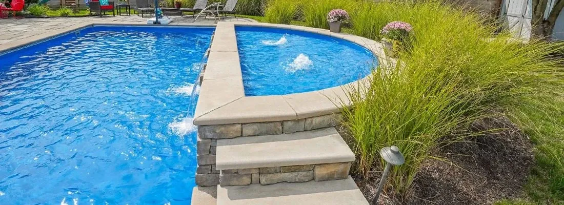 Tanning Ledge Design & Installation For Your Swimming Pool | Omni Pools ...