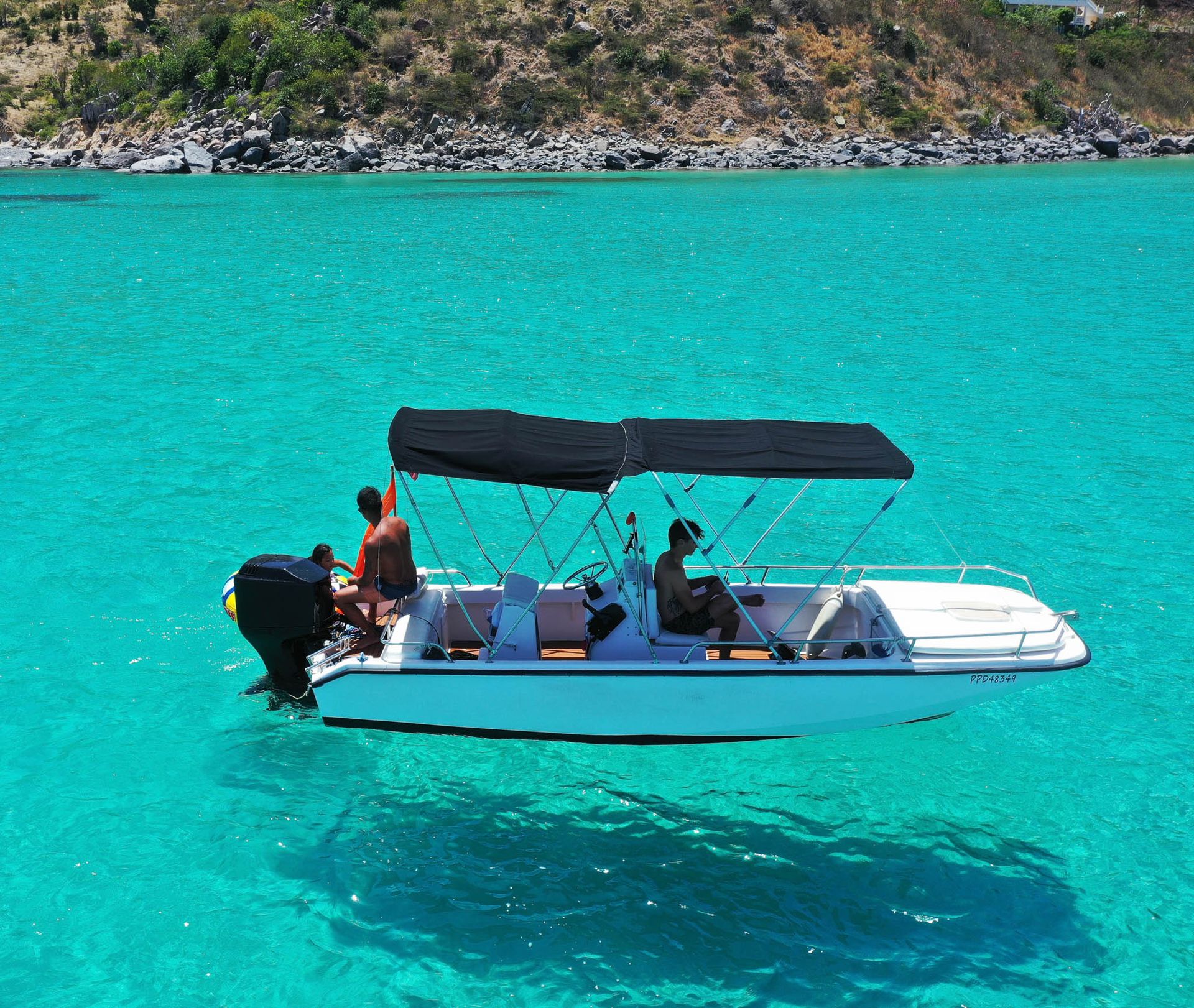 Nos Bateaux | Timoun | SXM Boat Rental
