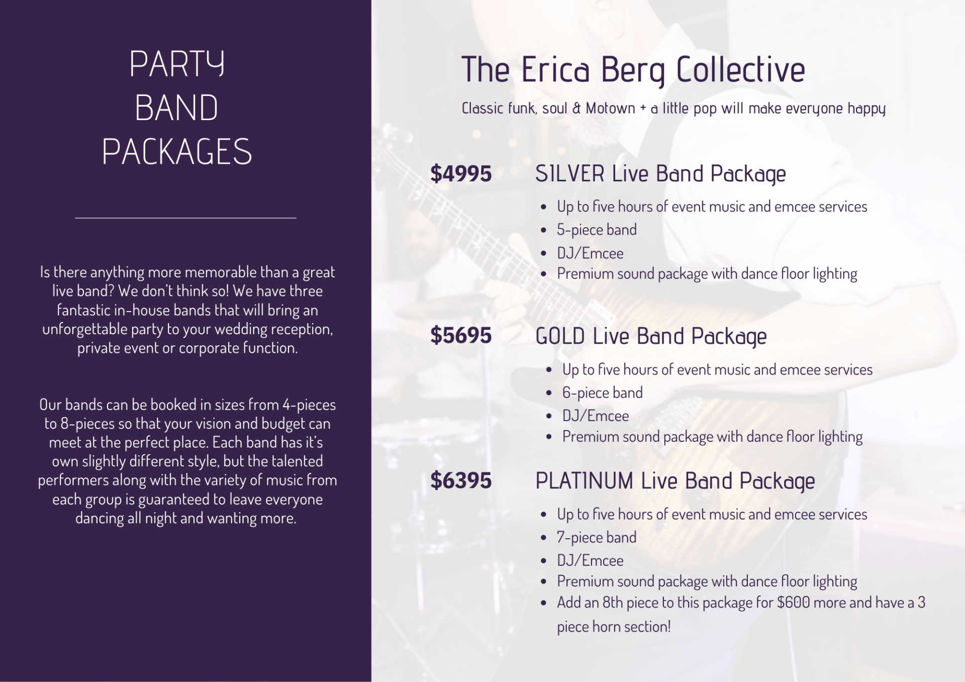 Music Pricing | Greenville, SC | Collective Music Solutions