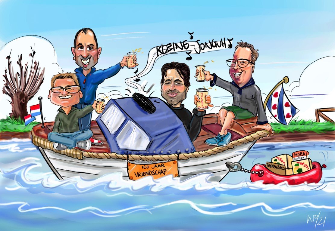 Karikatuurtekenaar Wil in Apeldoorn | Klaar terwijl je lacht