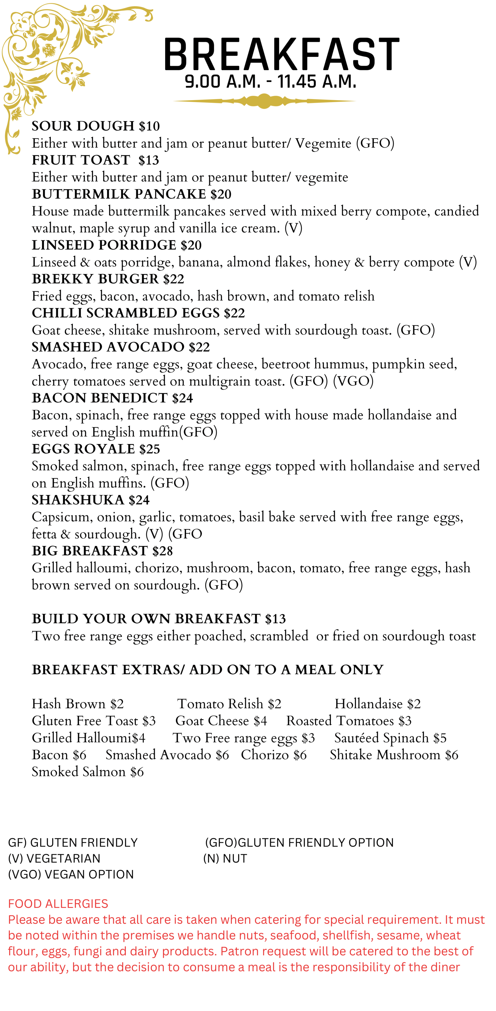 Breakfast - Sandstone & Co Cafe - Geelong