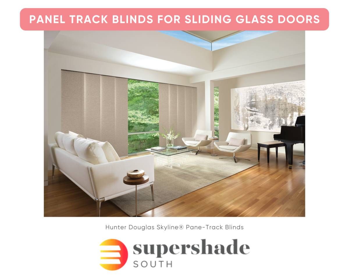 Panel Track Blinds Are Perfect for Sliding Doors | Supershade South