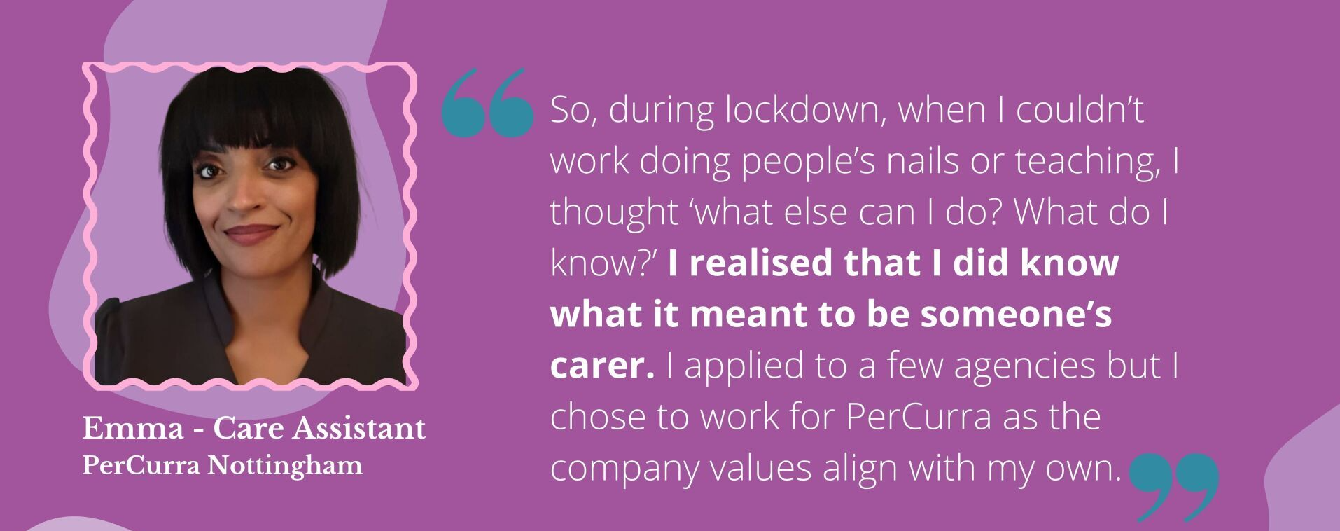 home care jobs with PerCurra - find out more