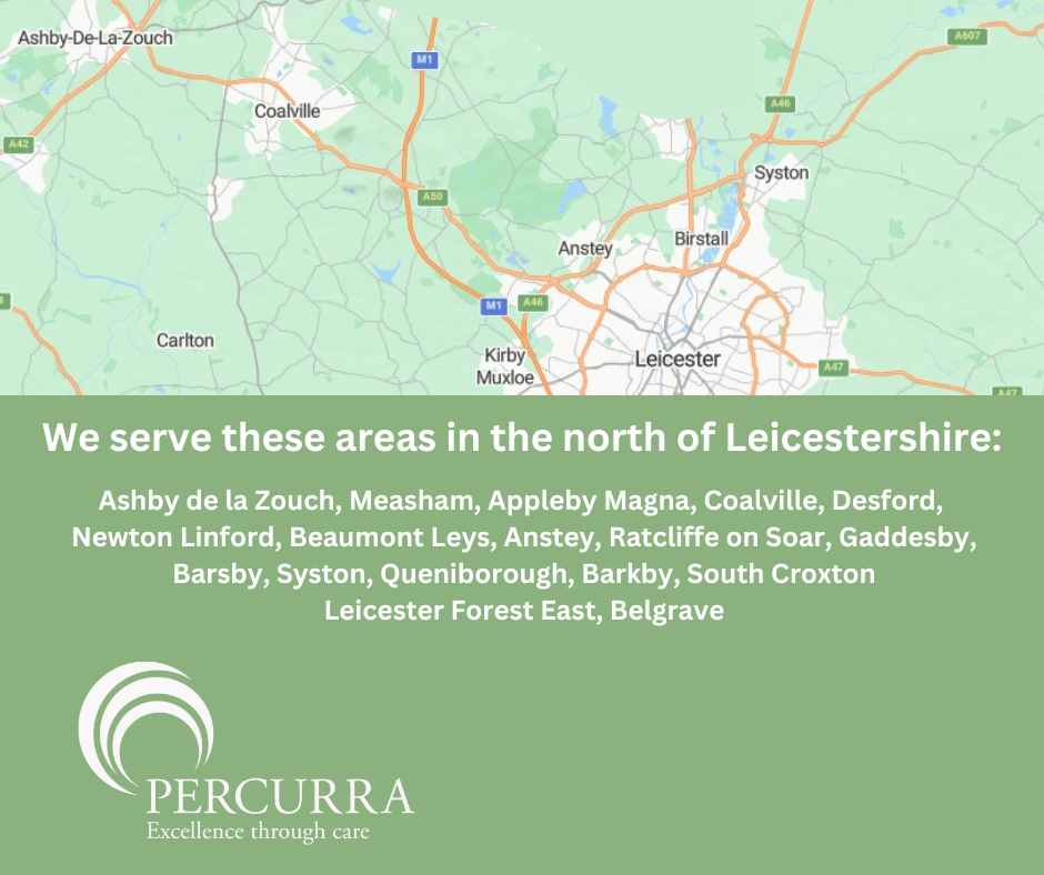 Leicestershire North care at home from PerCurra
