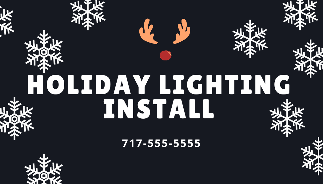 Free Christmas Lights Install Landing Page