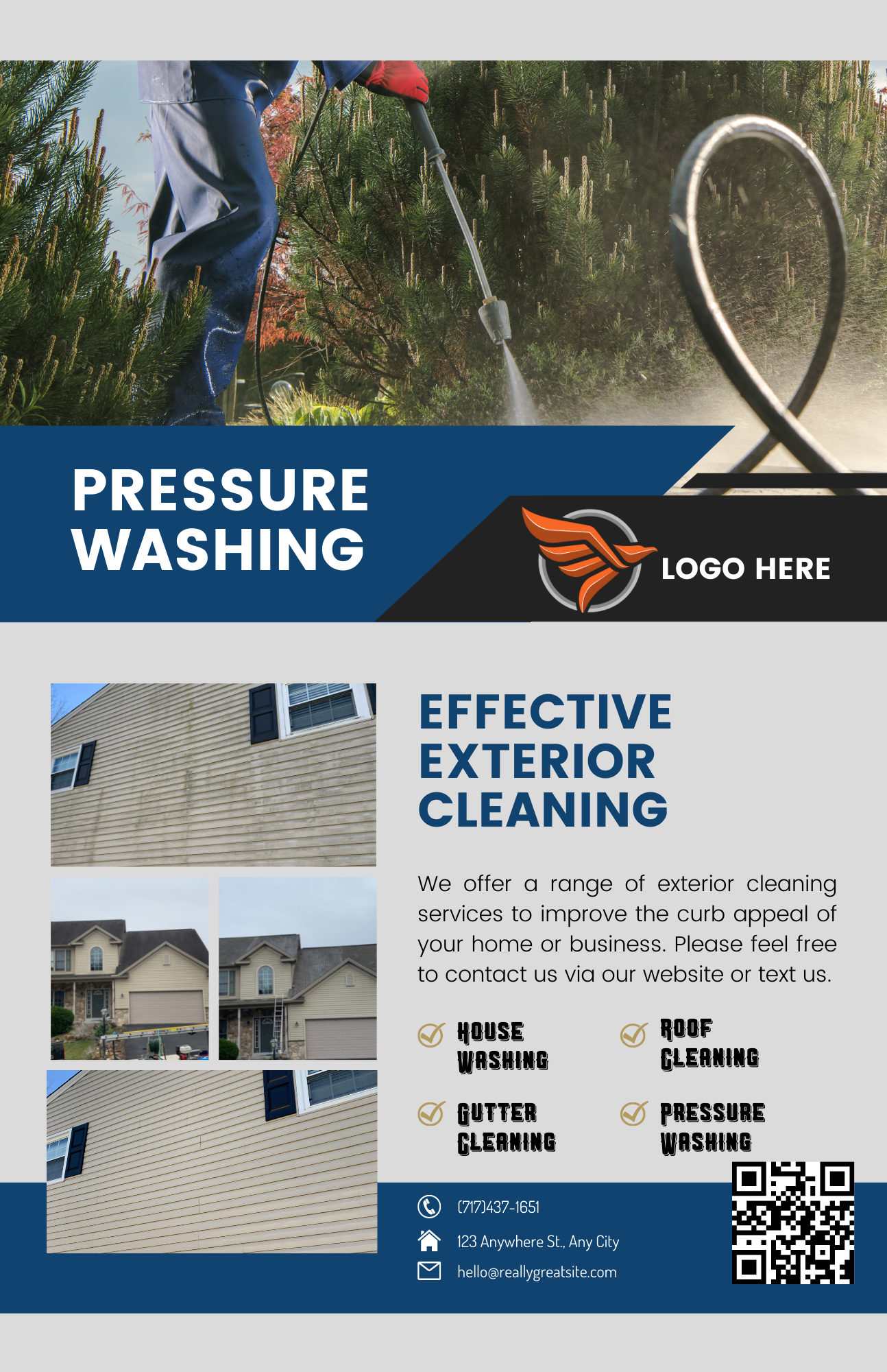 Free Flyer Design For Pressure Washing