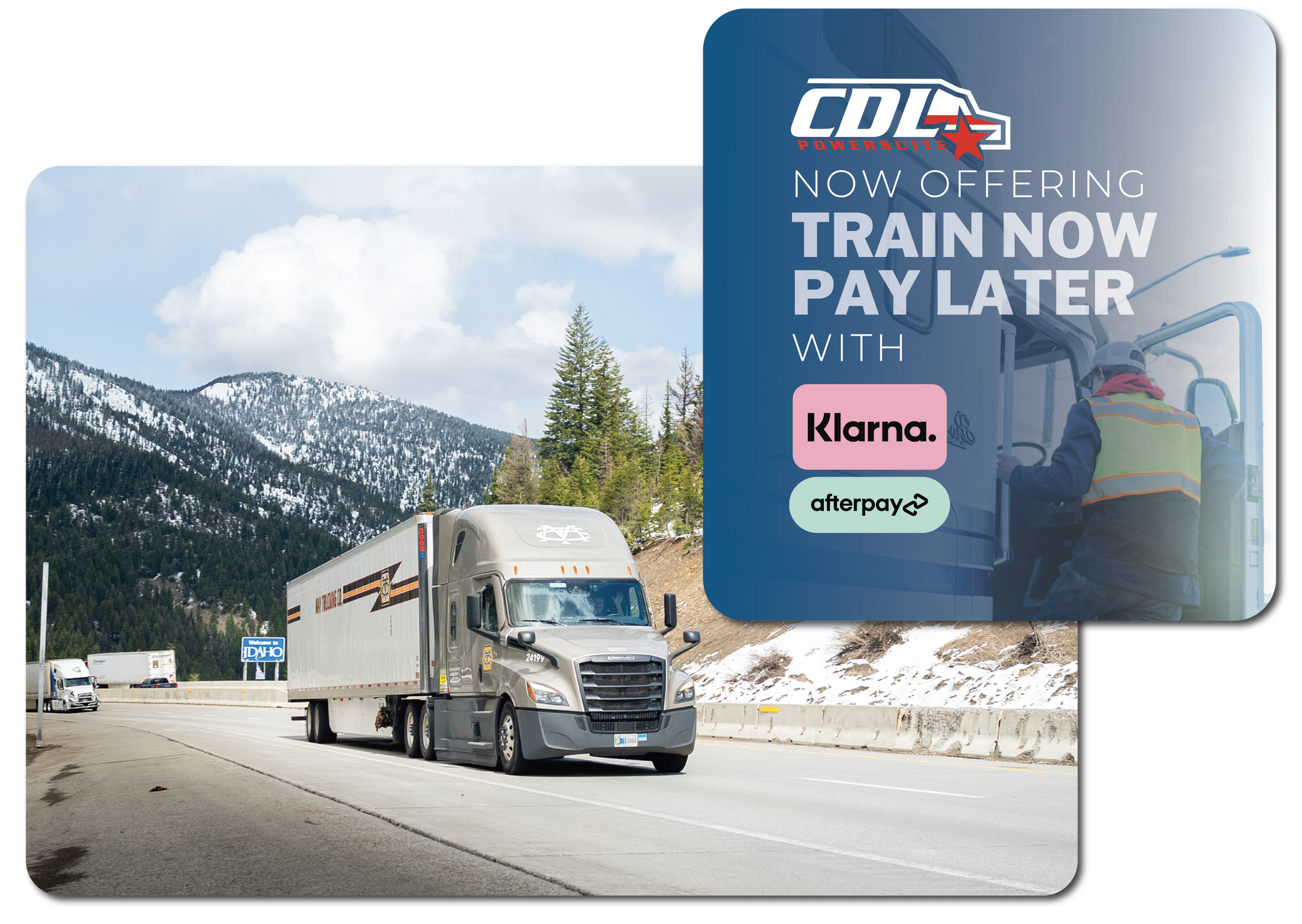 CDL School Tuition Financing -- Train Now Pay Later
