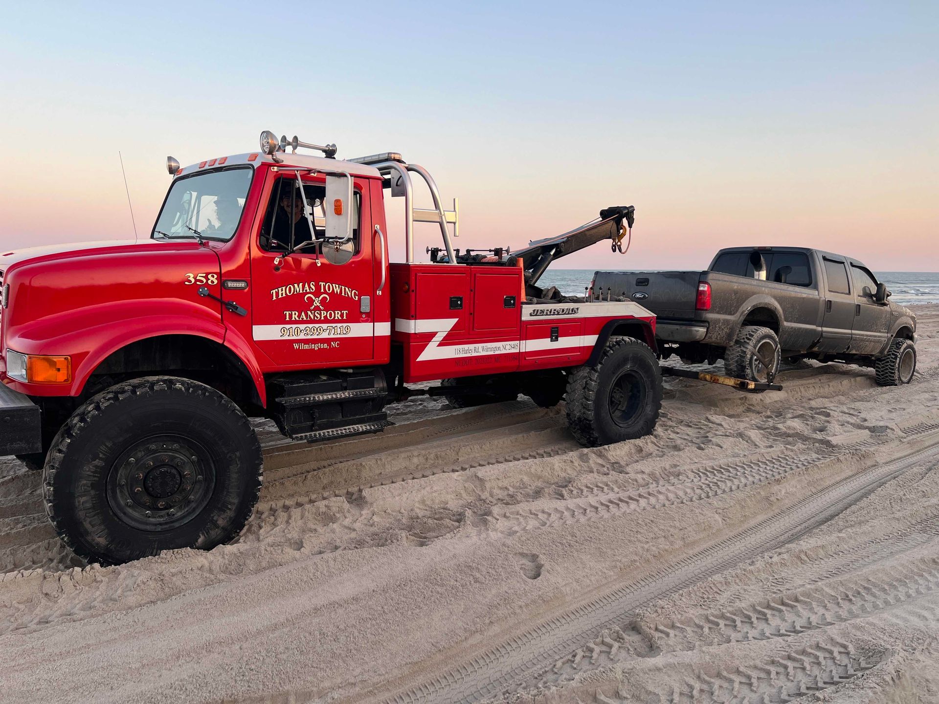 Off-Road Tow Service | Wilmington, NC | Thomas Towing & Transport