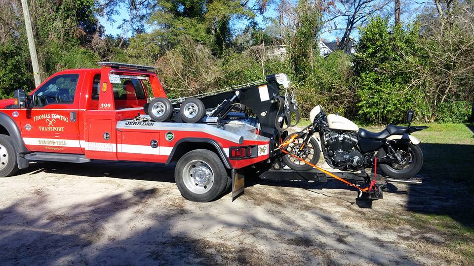 Motorcycle Towing | Wilmington, NC | Thomas Towing & Transport