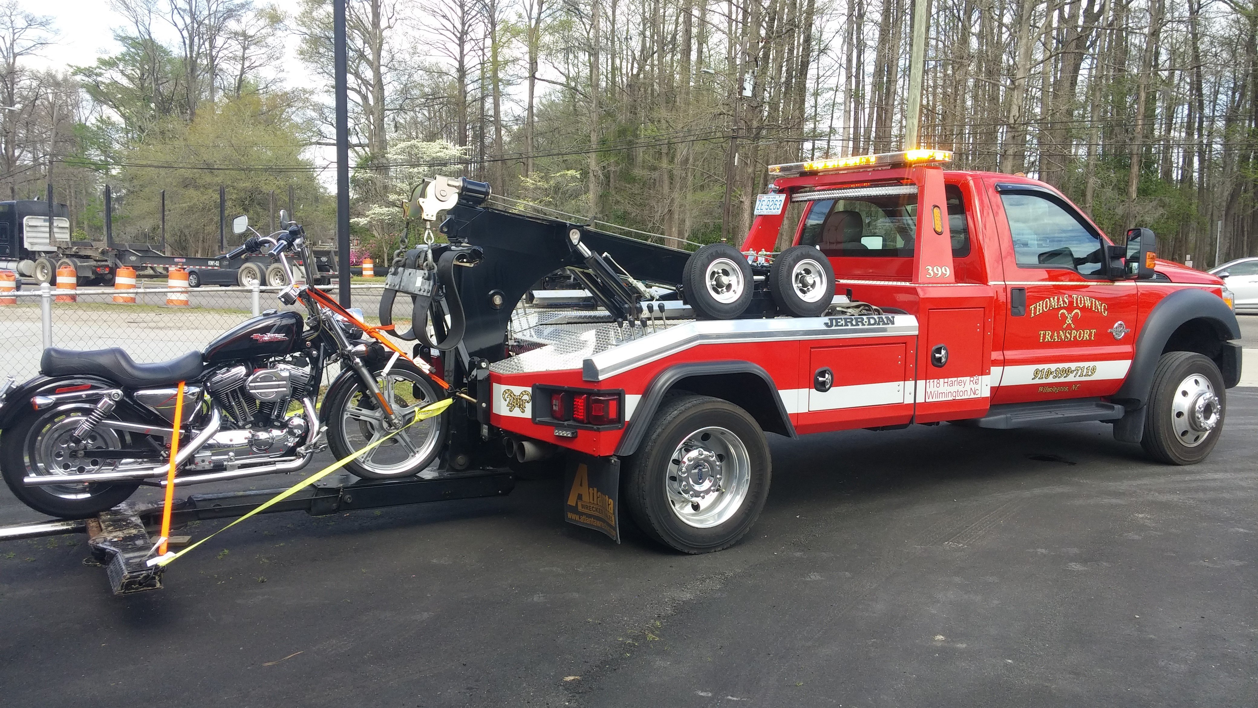 Motorcycle Towing | Wilmington, NC | Thomas Towing & Transport