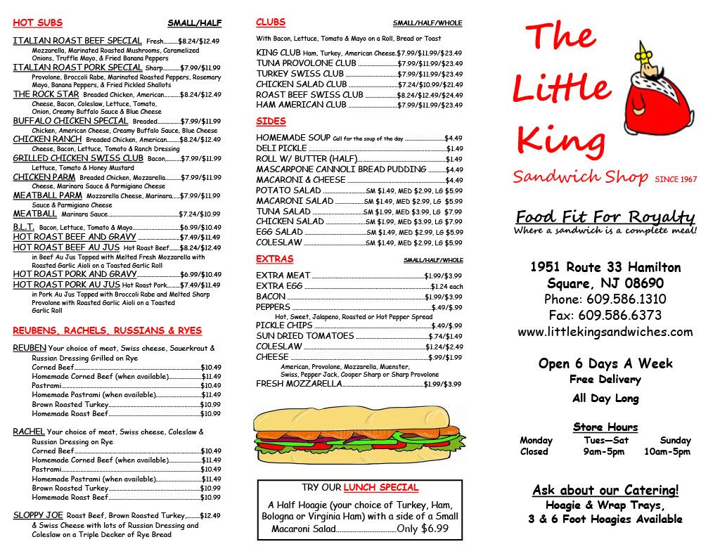 Crafting Sandwich Royalty | Hamilton Square, NJ | Little King Sandwich Shop