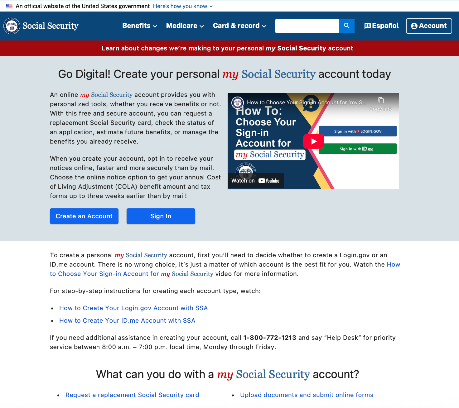 my Social Security and the Domino's Pizza Tracker