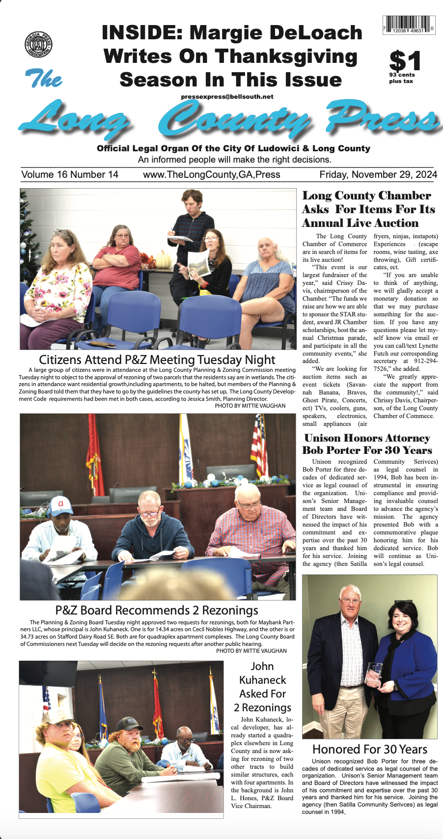 Latest News | Ludowici, GA | 912-256-7990