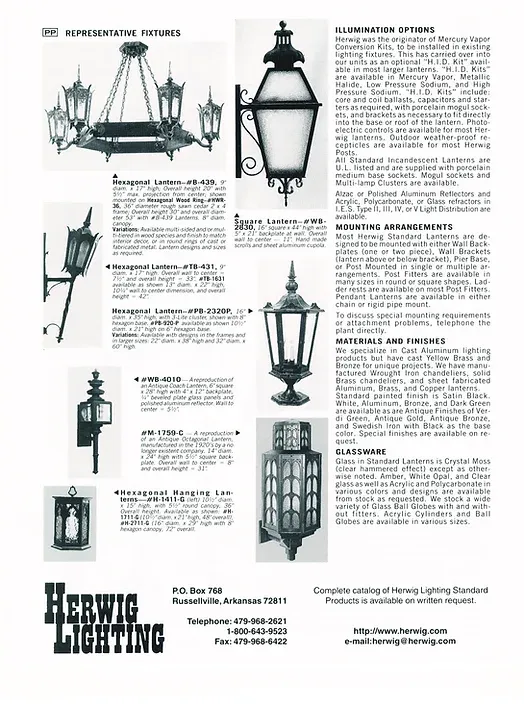 Catalog | Herwig Lighting