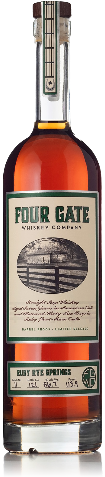 Batch 11 | Ruby Rye Springs | Four Gate Whiskey Company