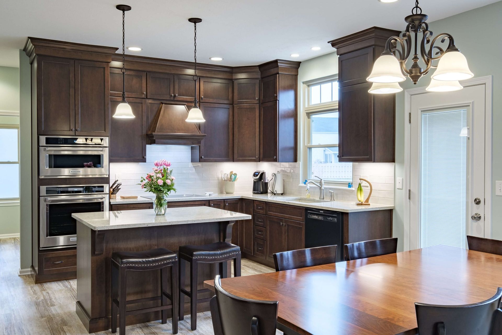 Transitional Rustic Kitchen Remodel in Stow, OH