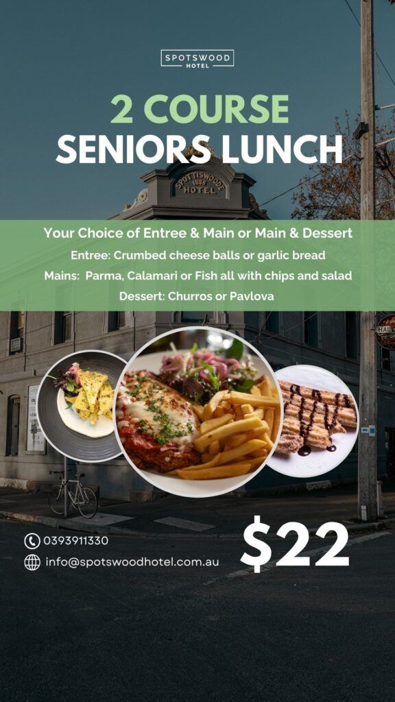 Weekly Events & Promotions | Spotswood Hotel | Melb.