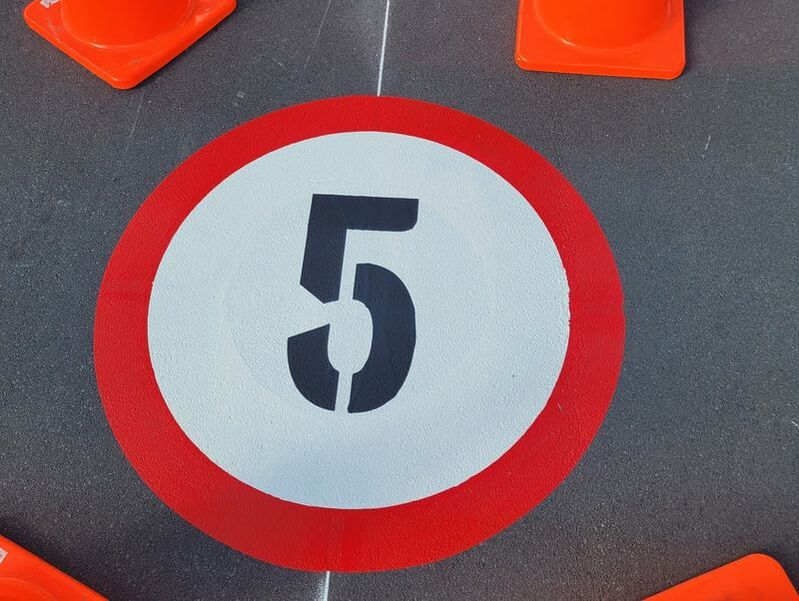 Stencil Road Marking | Stencils NZ - Hanover Linemarking