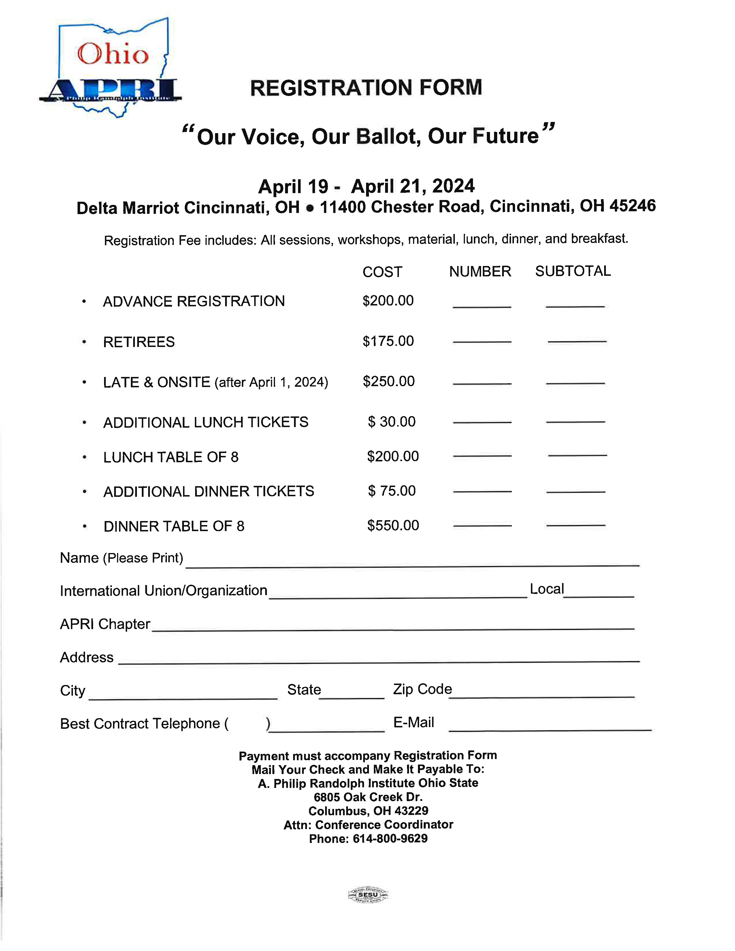 APRI 2024 Ohio State Education Conference