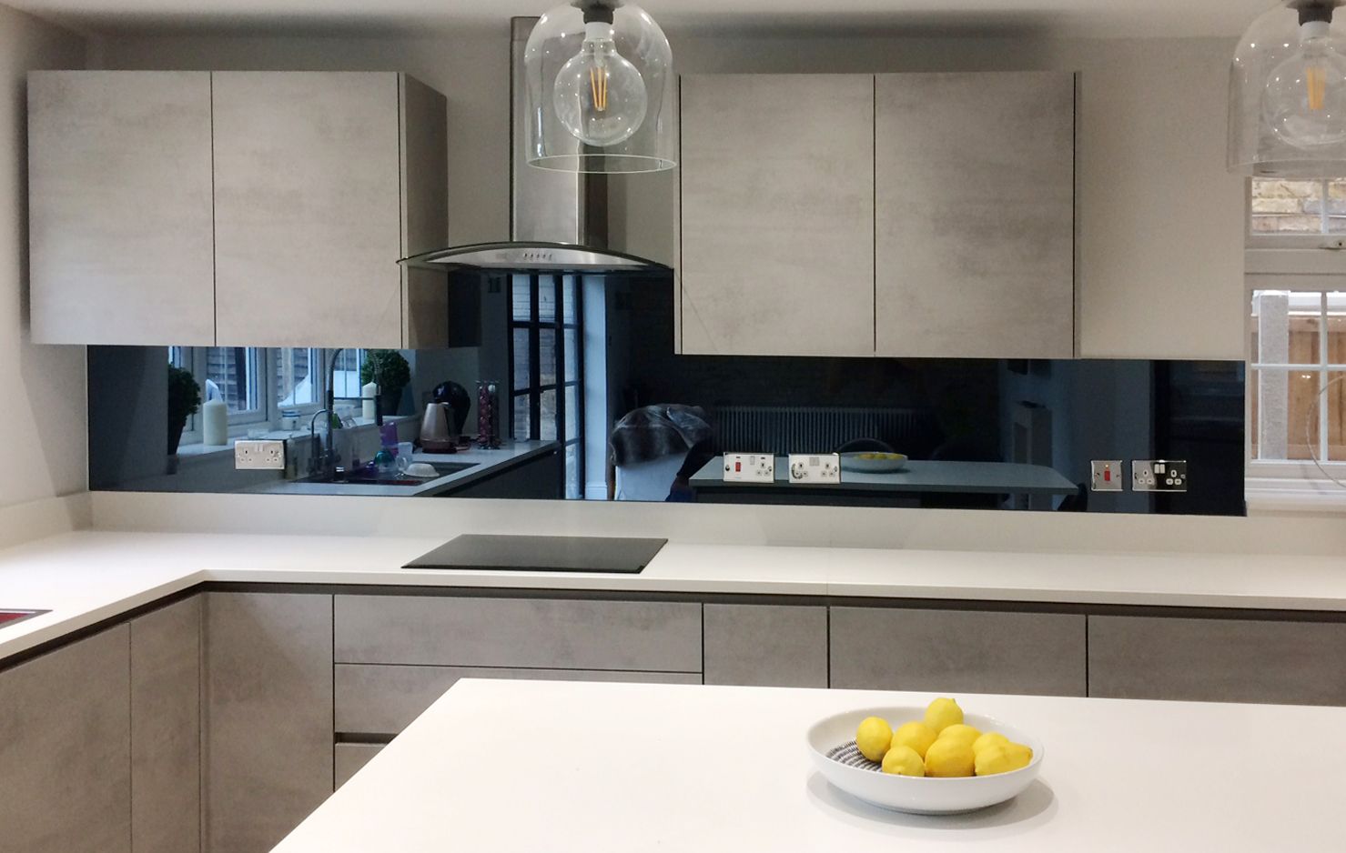 Bespoke Glass Splashback at Esquire Glass Manchester