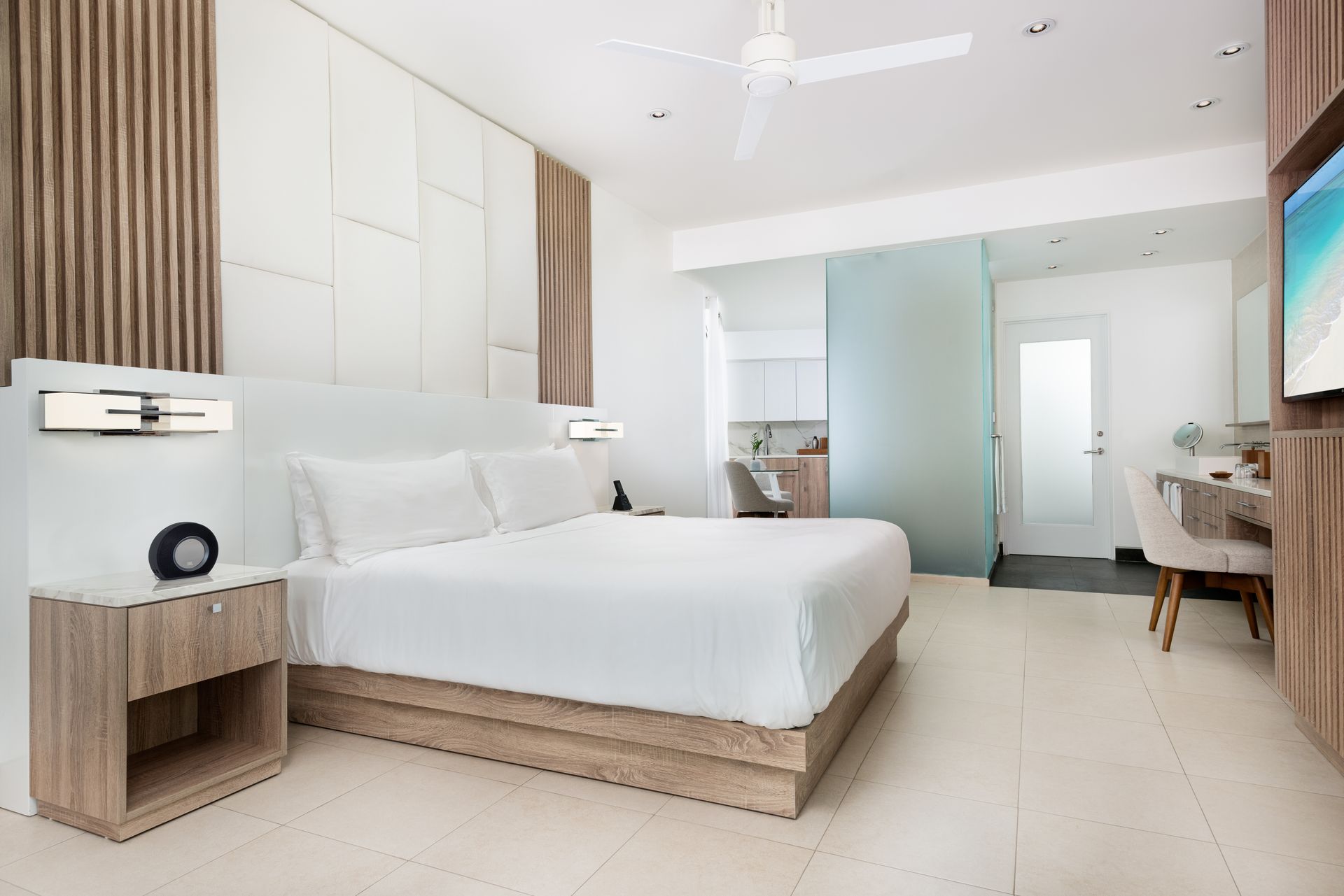 Ocean View Studio Wymara Resort + Villas | Grace Bay Beach accommodation | Luxury Turks and ...