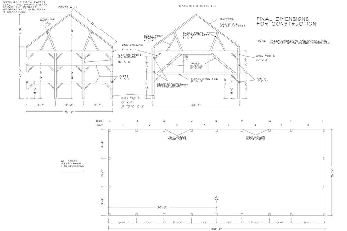 Wide Kendalia English Barn Event Venue | Heritage Barns