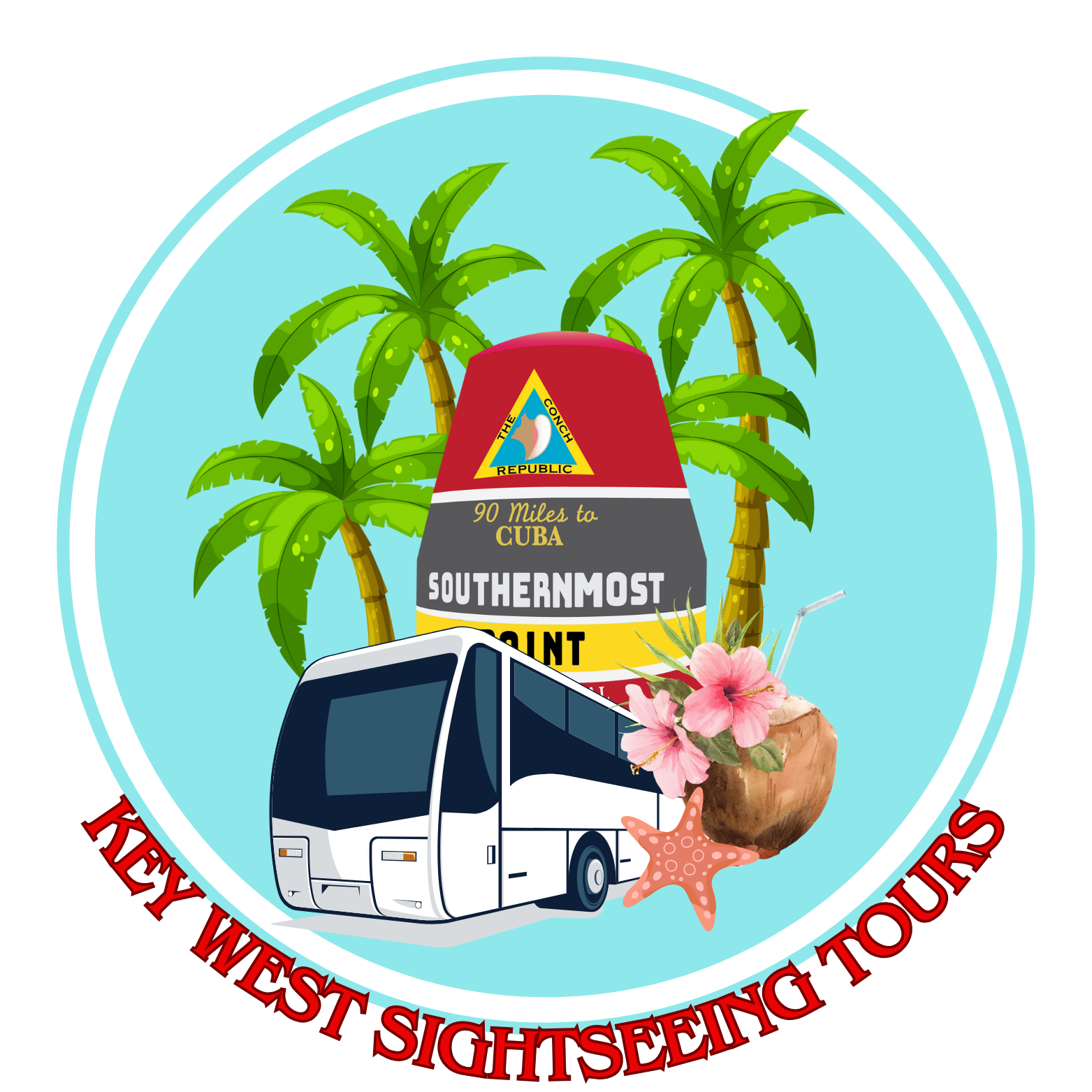 Shuttle from Miami to Key West - Key West bus ride from Miami!