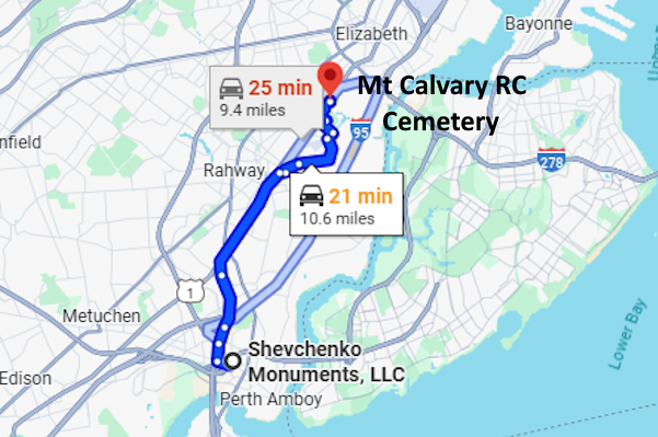 Mt. Calvary R.C. Cemetery in Linden, NJ | Monument Rules
