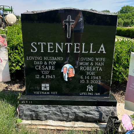 Single & Double Upright Headstones | NJ & NYC Options