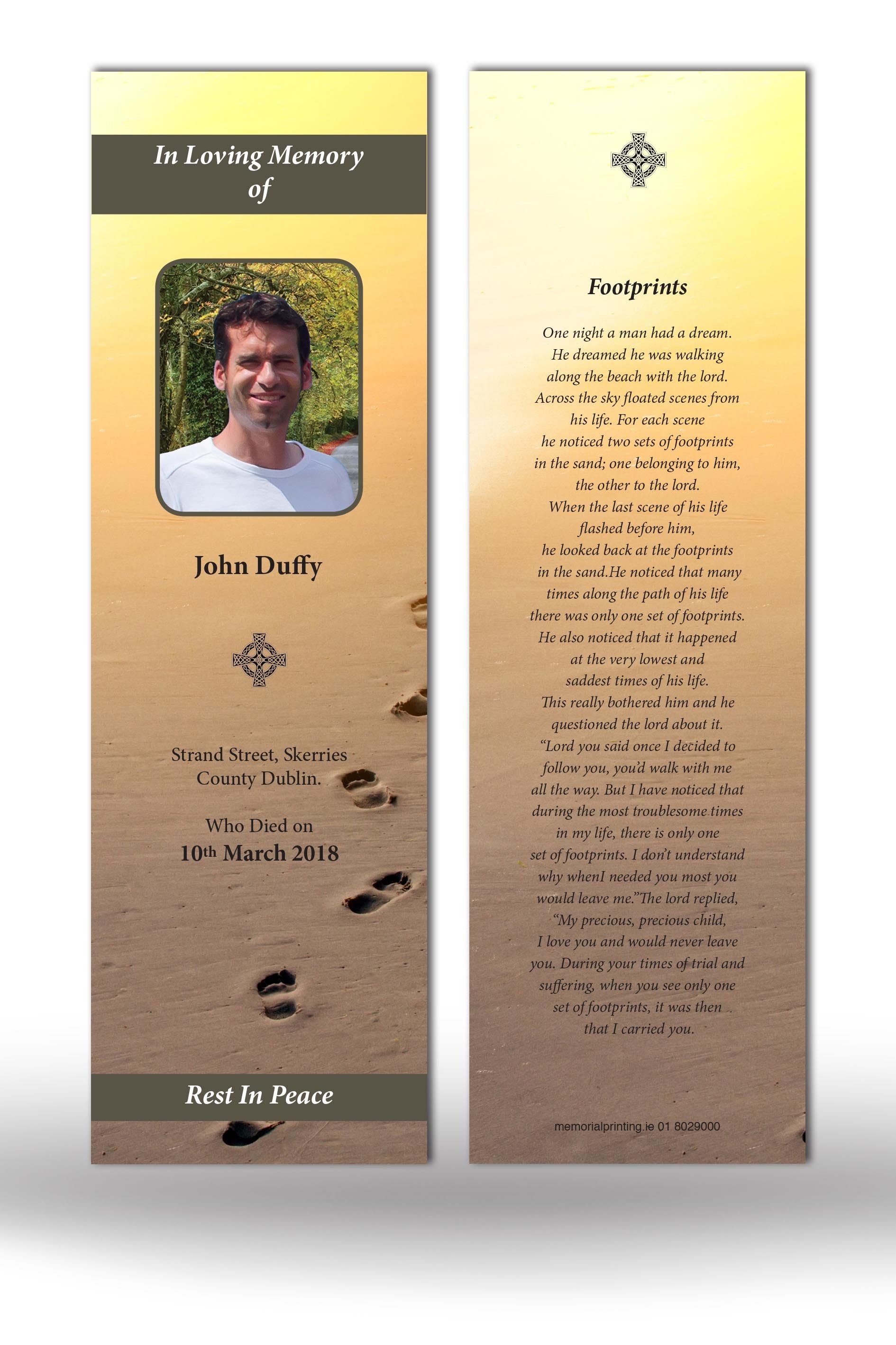 Memorial Cards - Fingal | Dublin | Leinster | Ireland