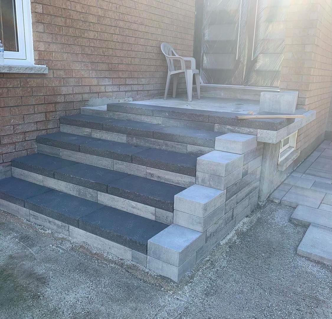 Patio Stone Steps | Natural Stone Steps | Markham ON