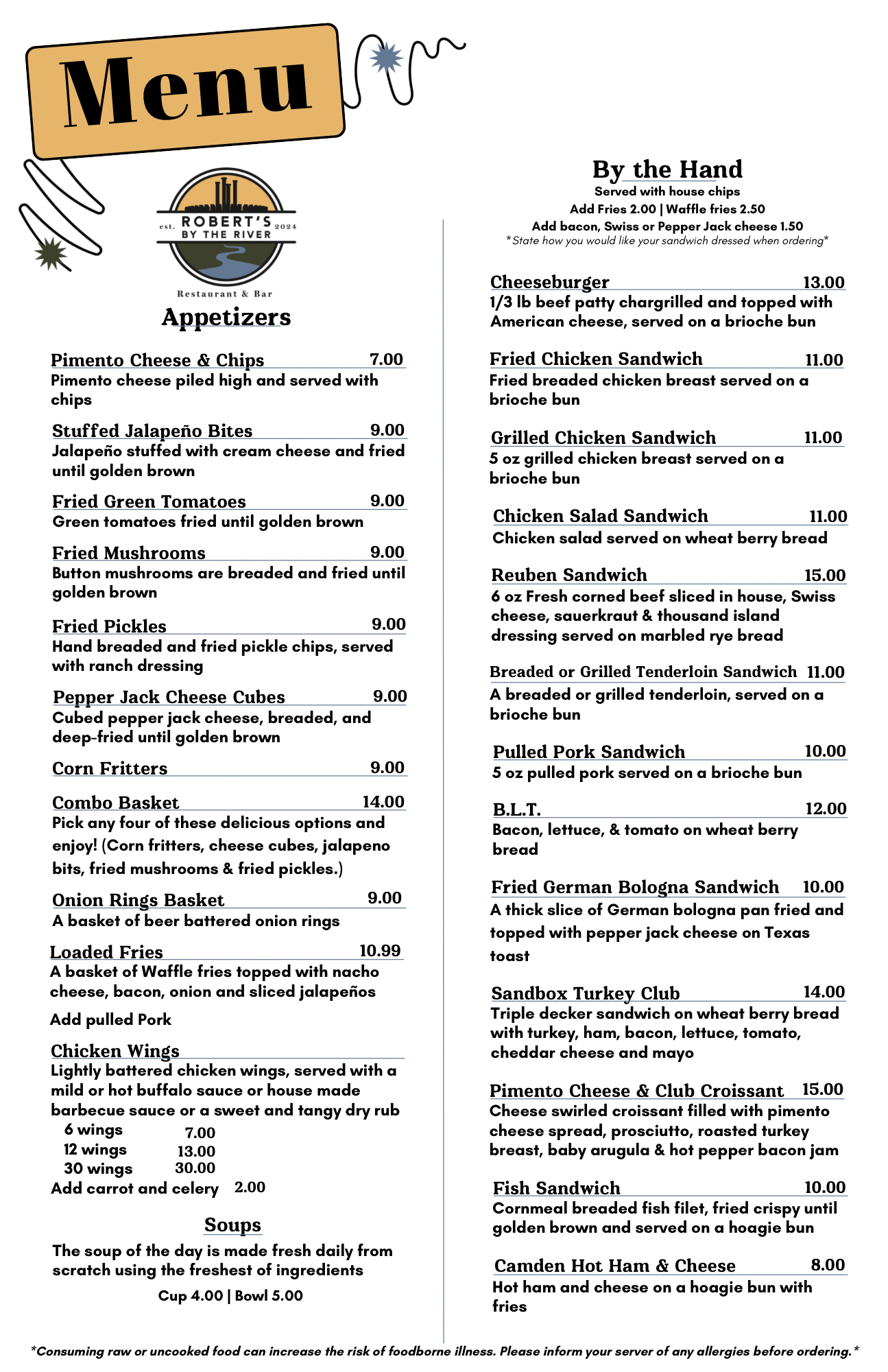 Southern Comfort Food | Robert's By The River | Evansville, IN