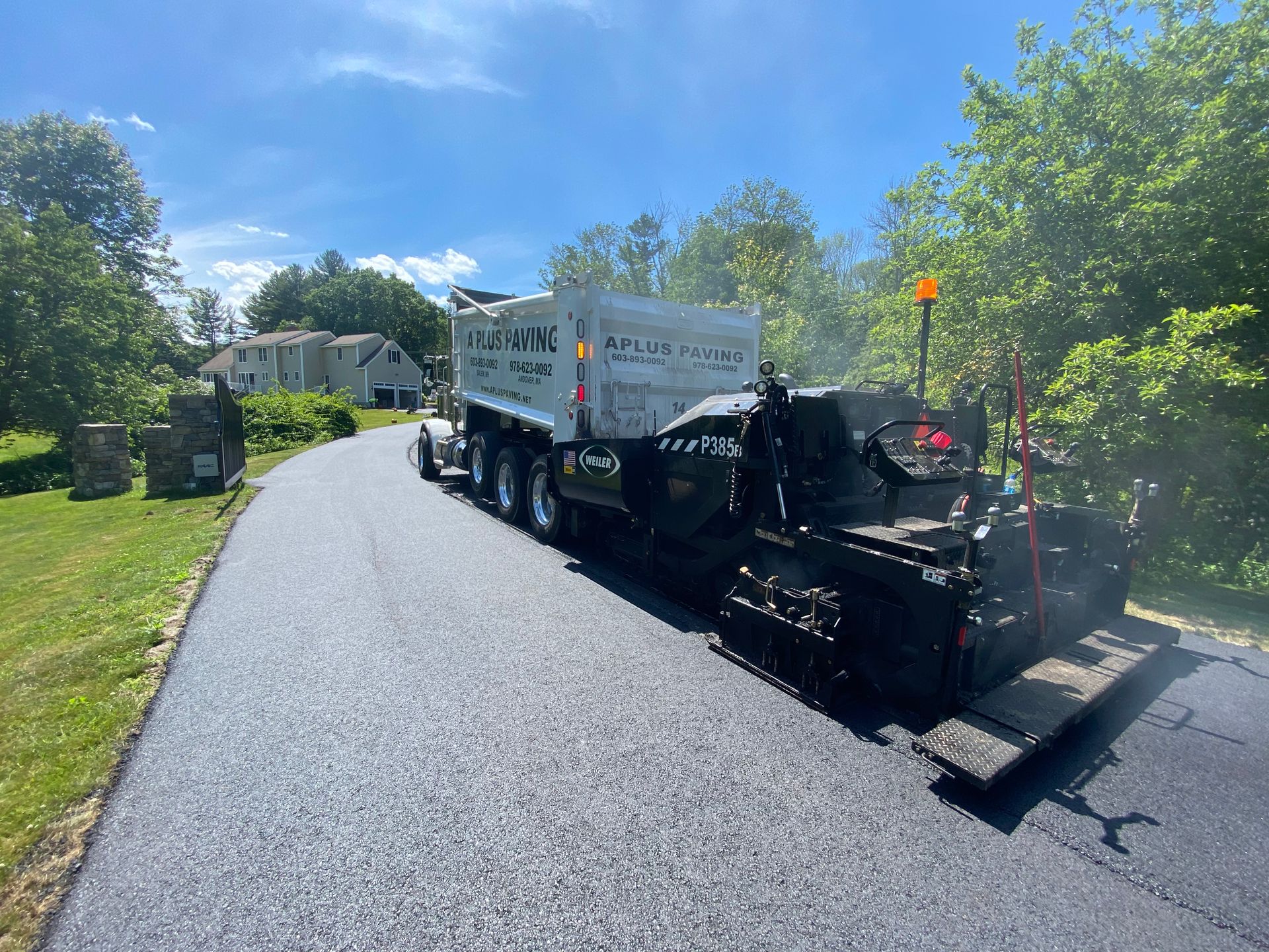 Road Paving Showcase | Andover, MA | A Plus Paving