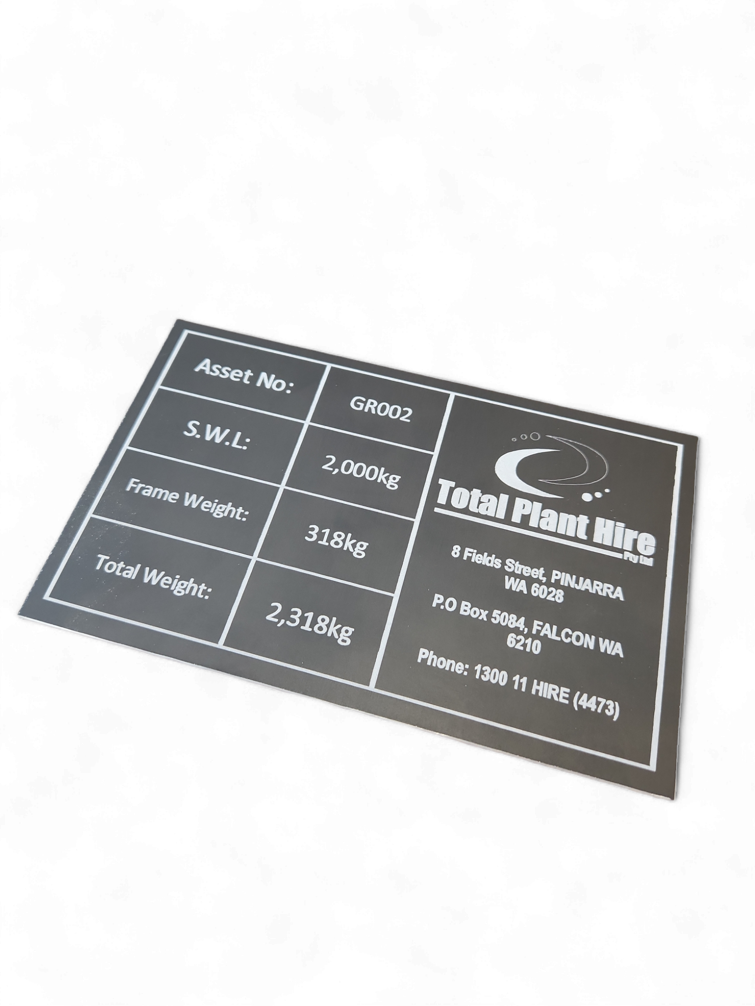 Durable Traffolyte Labels Australia | Cut Out Plastics