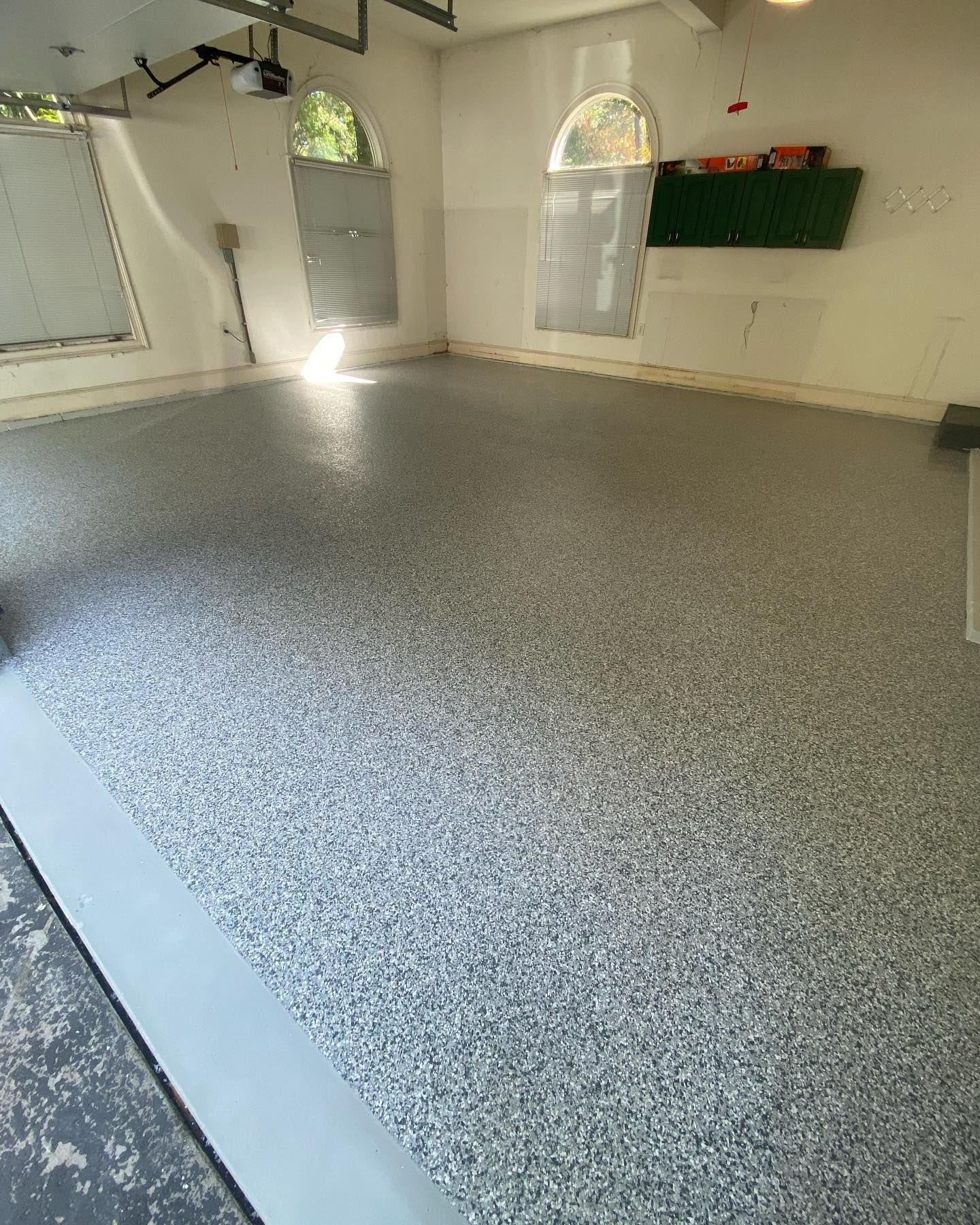 Seamless Beauty and Durability: Transforming a Two-Car Garage with 1/4 ...