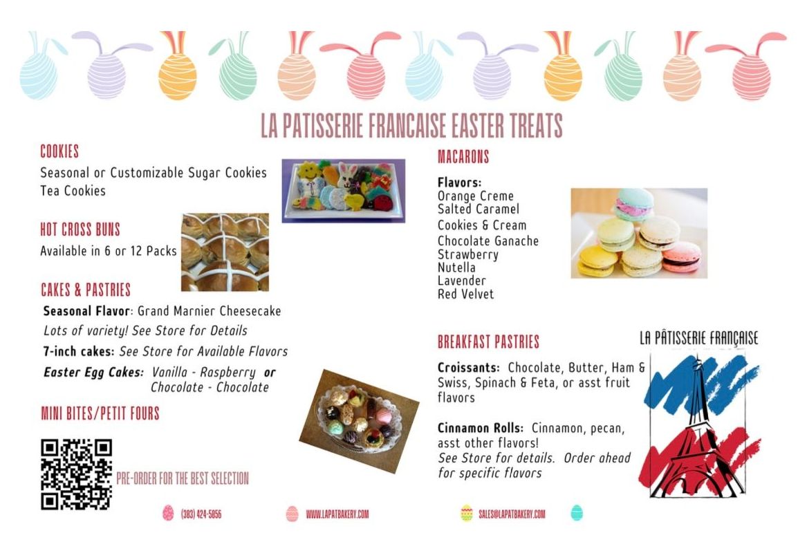 Pre-order your Easter Treats | La Patisserie Francaise