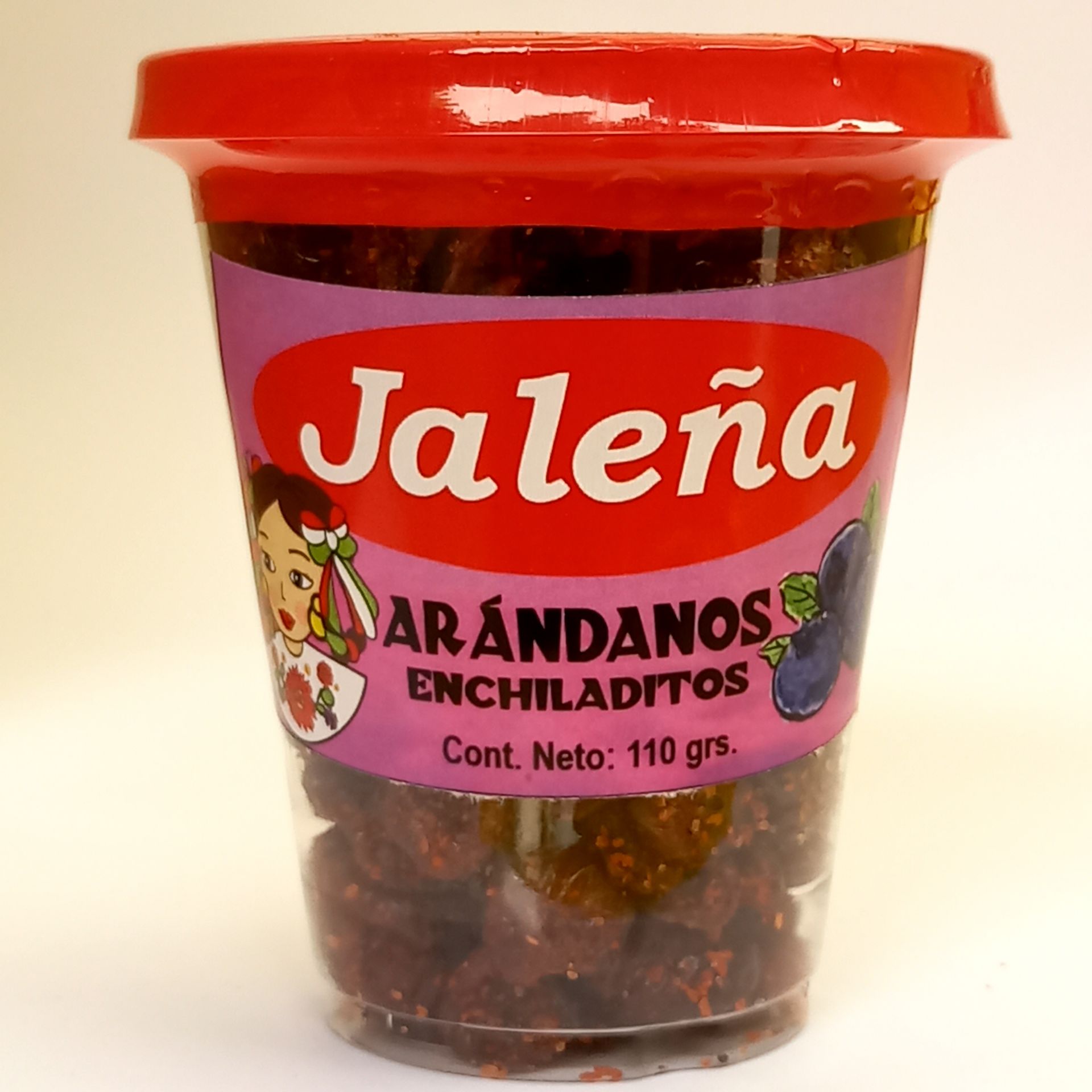 Arandanos Enchiladitos Jaleña 110 gr. Caja con 12 piezas