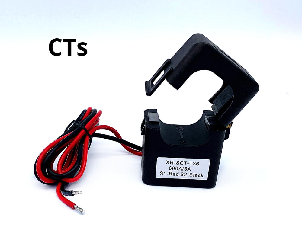 Components,Current transformers, temp' sensors.