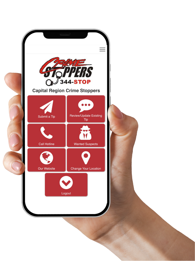Crime Stoppers & Tips | Capital Region Crime Stoppers | LA