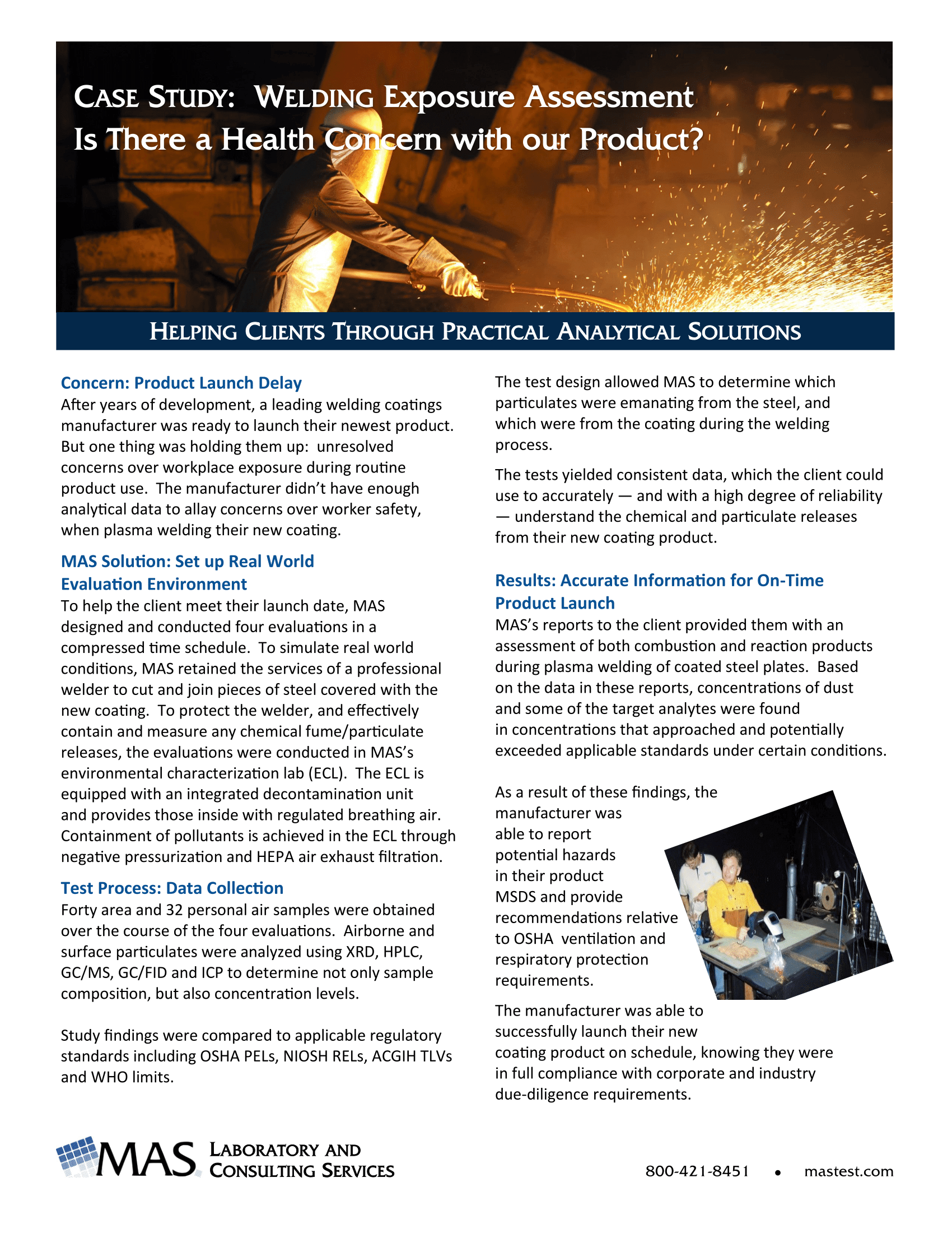 Materials Analytical Services | Our Case Studies