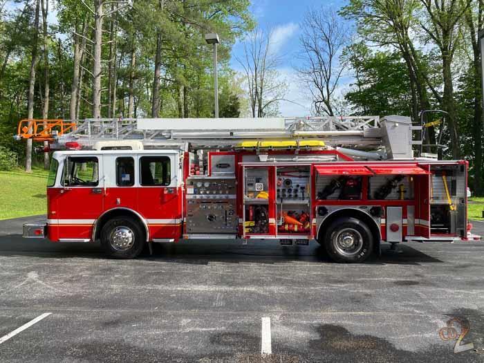 Aerial | Red Line Fire Apparatus