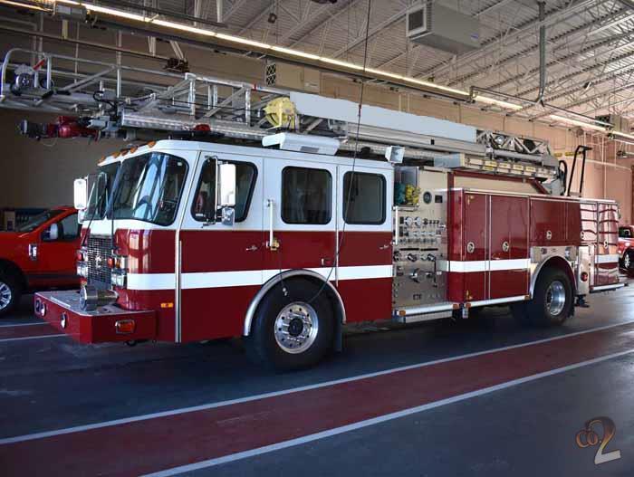 Aerial | Red Line Fire Apparatus