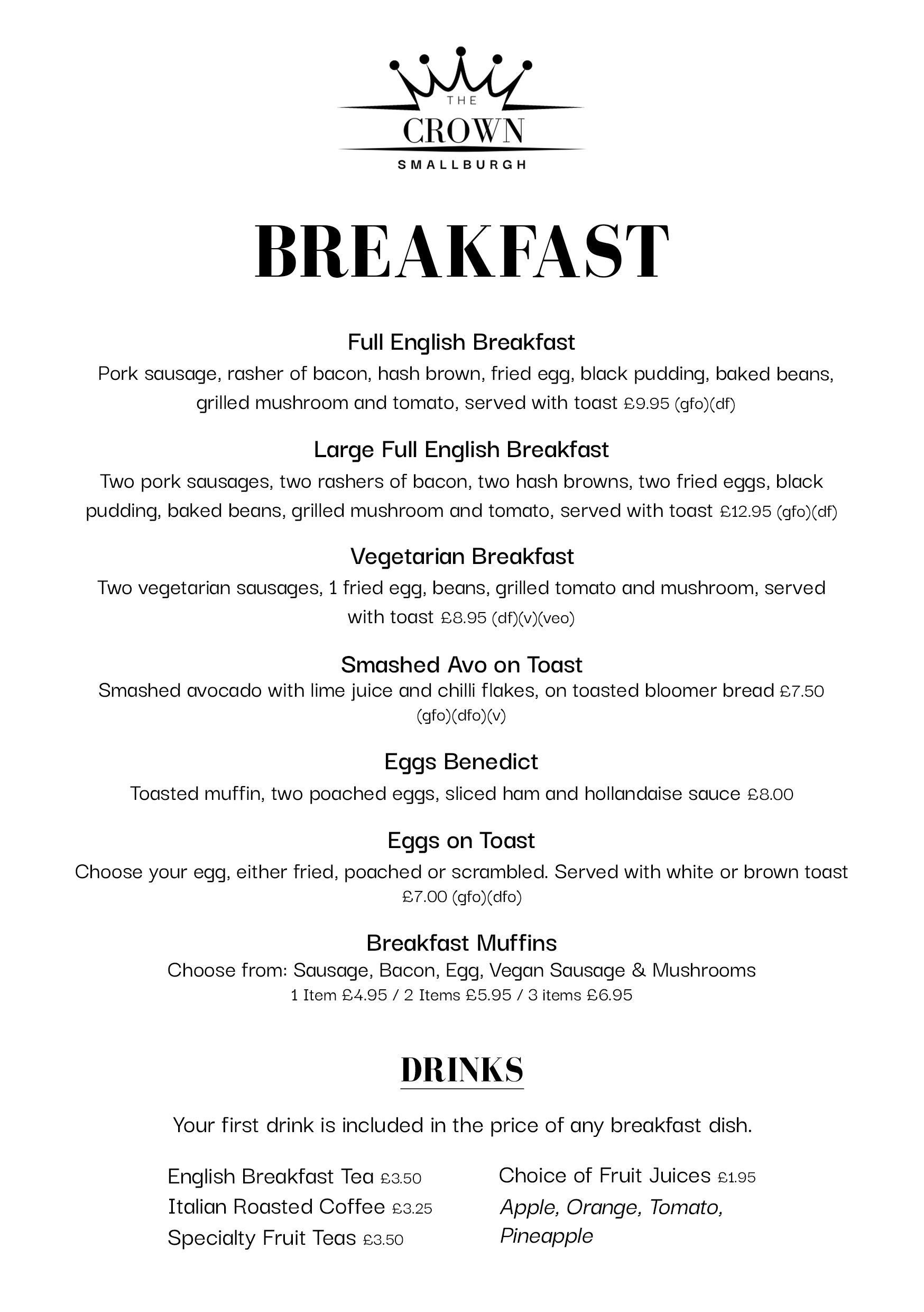 The Crown, Smallburgh | Food