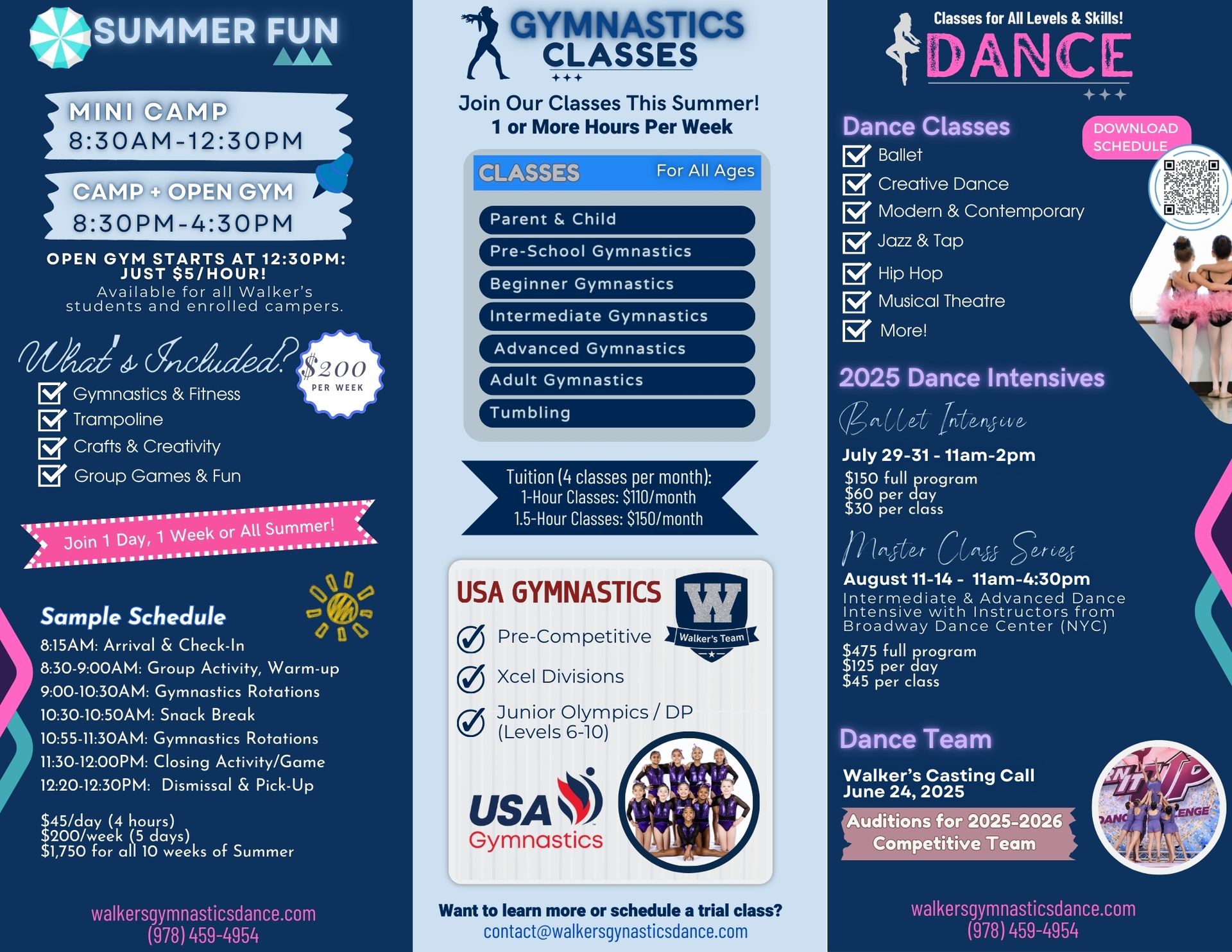 Summer Camps | Walker’s Gymnastics and Dance | Lowell, MA