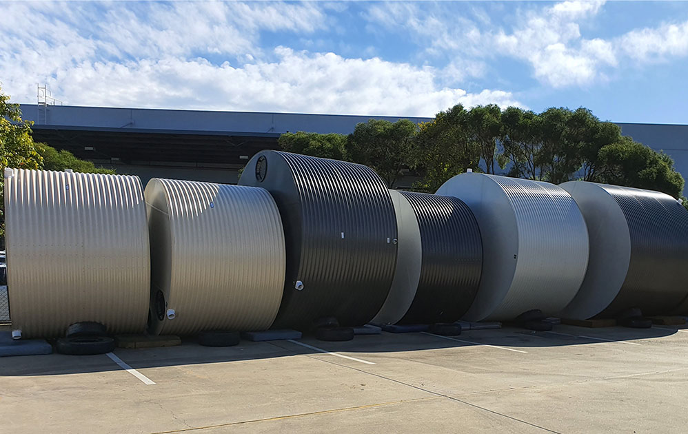 Slimline Steel Water Tanks NSW & ACT.