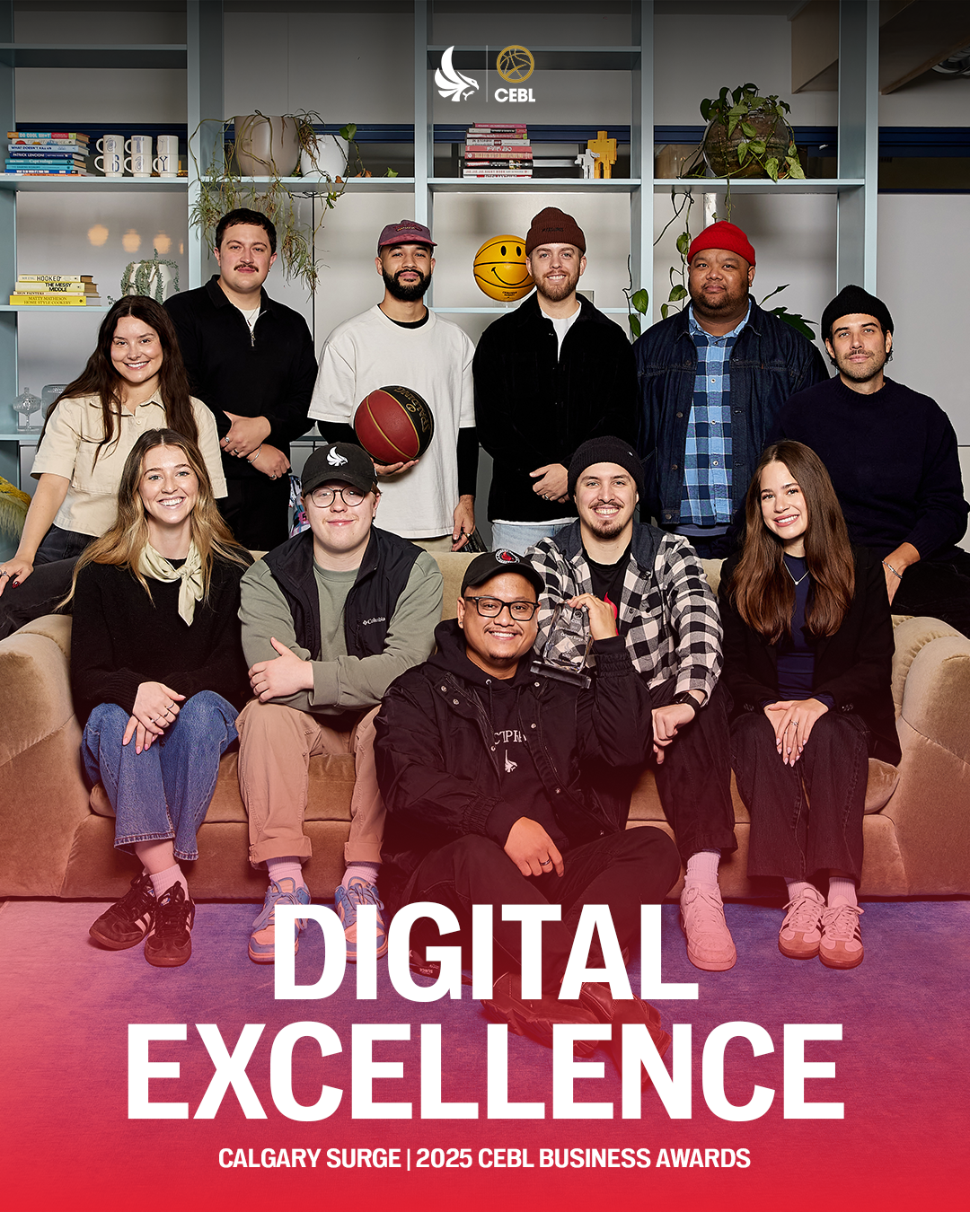 CALGARY SURGE NAMED 2025 CEBL FRANCHISE OF THE YEAR AND DIGITAL ...
