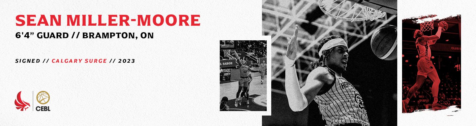 THE CALGARY SURGE SIGN SEAN “RUGZY” MILLER-MOORE, A 6’4’’GUARD FROM ...