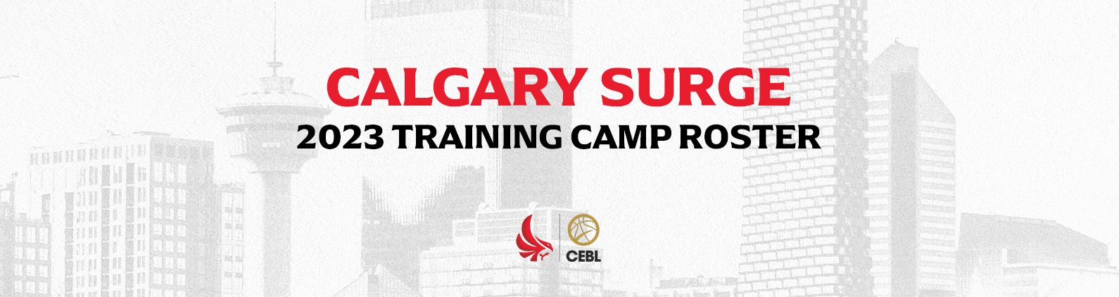 THE CALGARY SURGE ANNOUNCE THEIR 2023 TRAINING CAMP ROSTER