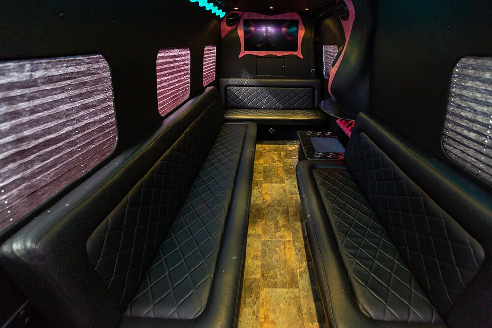 Luxury Pink Party Bus In Atlanta | Fur Bus — Fur Bus | Atlanta's Best ...
