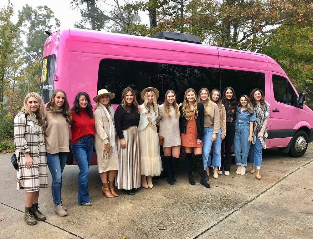 Luxury Pink Party Bus In Atlanta | Fur Bus — Fur Bus | Atlanta's Best ...